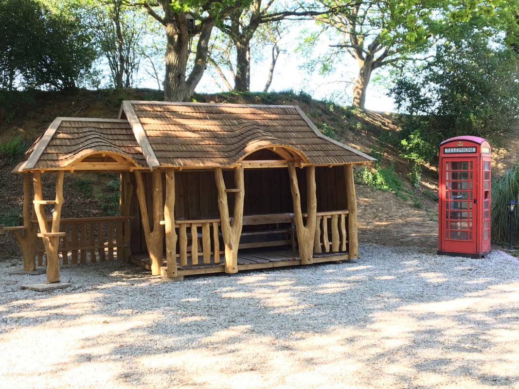 Outdoor Kitchen BBQ Shelter, from The Rustic Company
